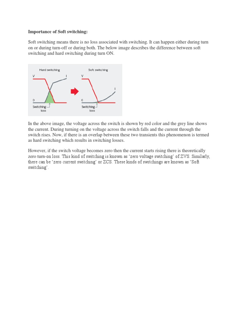 Importance Of Soft Switching Pdf
