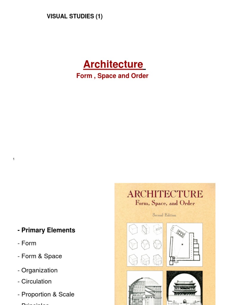 Architecture: Visual Studies | PDF | Space | Volume