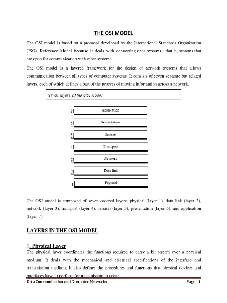 Osi & TCP Notes | Download Free PDF | Internet Protocol Suite | Osi Model