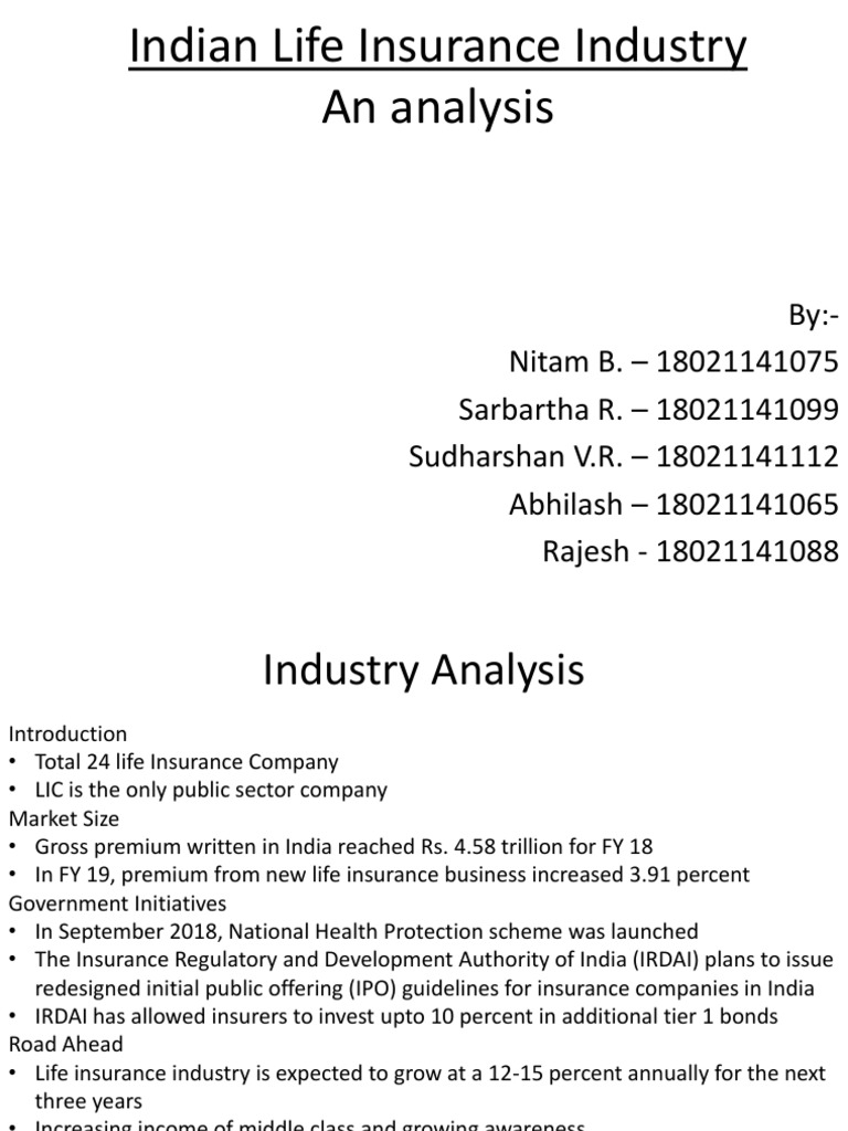 Life Insurance Industry Analysis | PDF | Life Insurance | Insurance