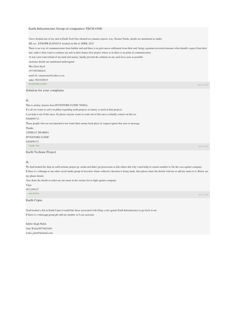 Earth Infrastructure Group of Companies | PDF | Communication