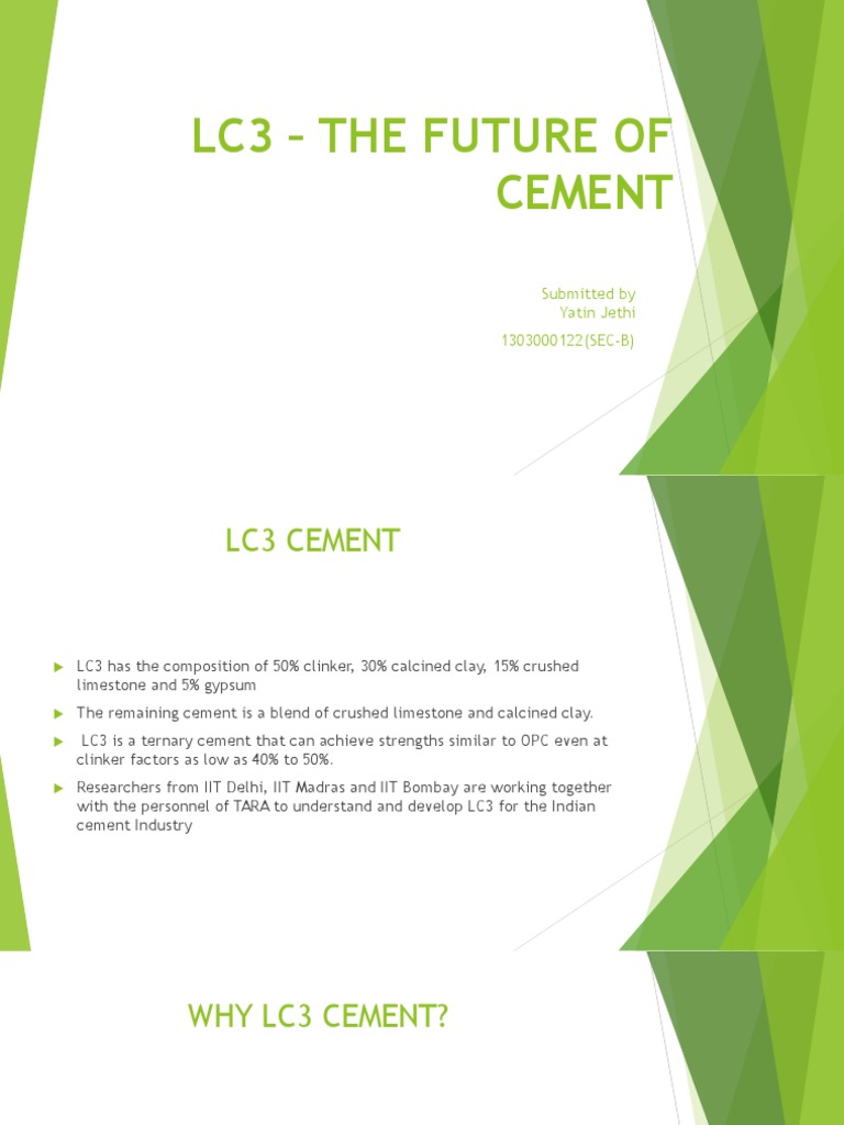 LC3 | PDF | Cement | Concrete