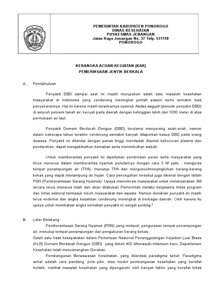 Kak PJB-DBD | PDF