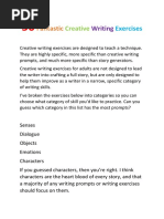 Creative Writing Textbook | PDF