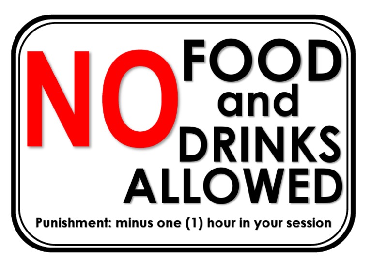 Allowed Food and Drinks Policy | PDF