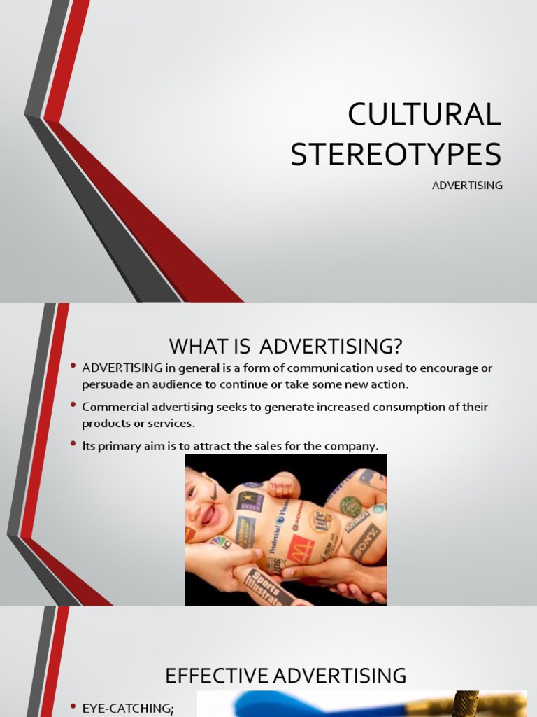 Stereotypes in Advertising | PDF