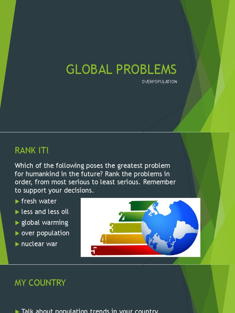 Global Problems: Overpopulation | PDF | Human Overpopulation