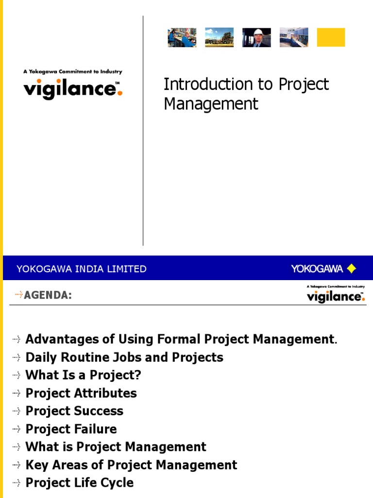 Introduction To Project Management: Yokogawa India Limited | PDF ...