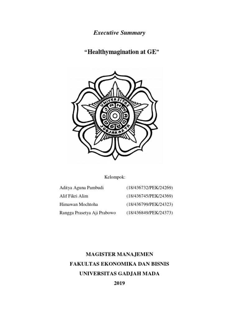 Healthymagination at GE | PDF | Bisnis