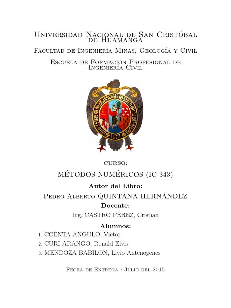 Metodos Numericos Con Aplicaciones en Excel | PDF | Análisis numérico | Ecuaciones