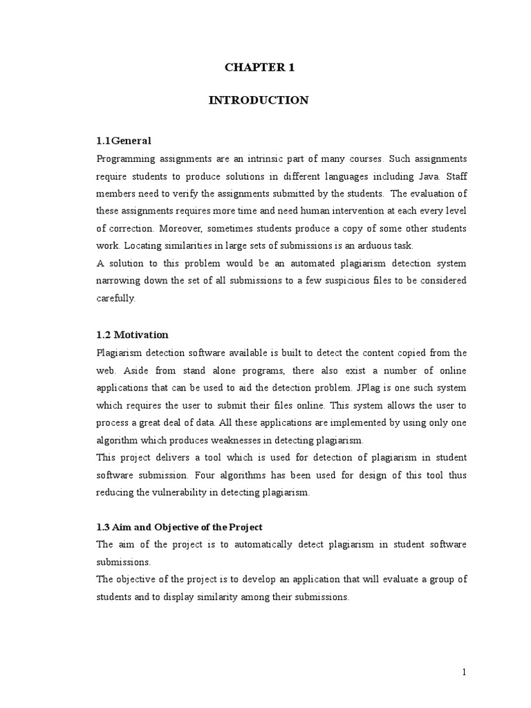 Plagiarism Detection Software Pdf Class Computer Programming Object Oriented Programming