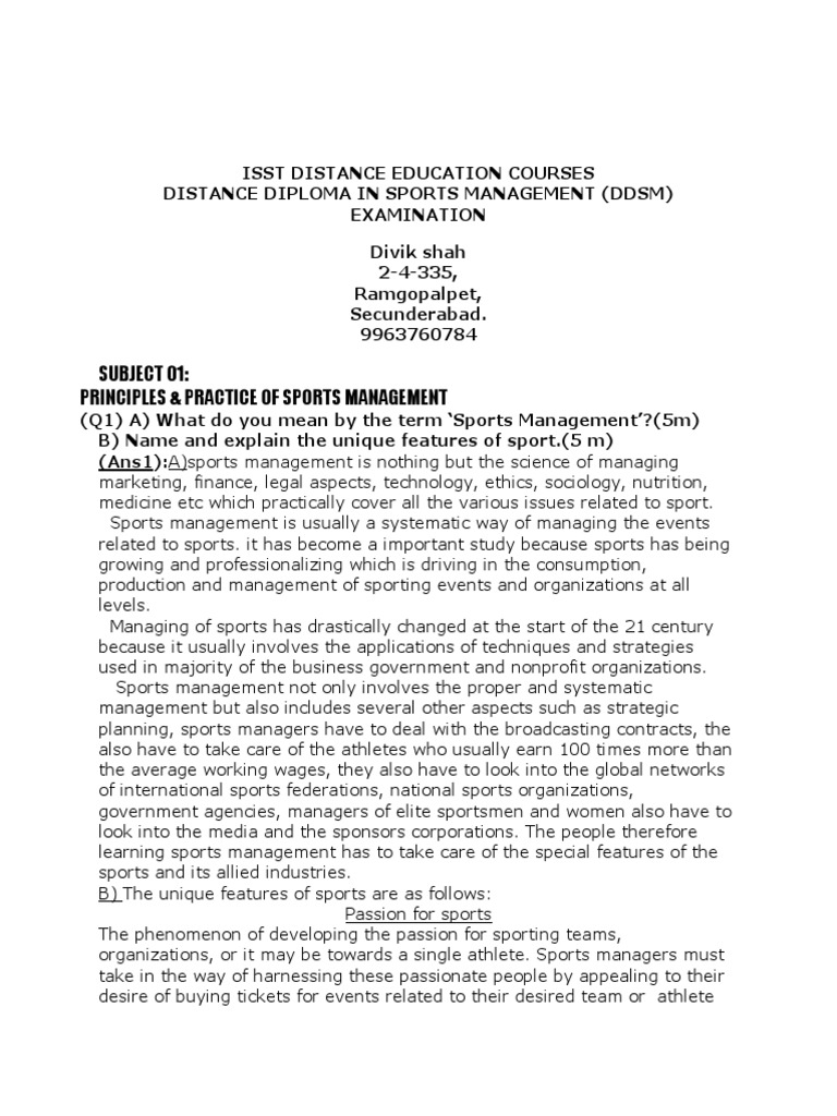 Isst Distance Education Courses | PDF | Physical Fitness | Aerobic Exercise