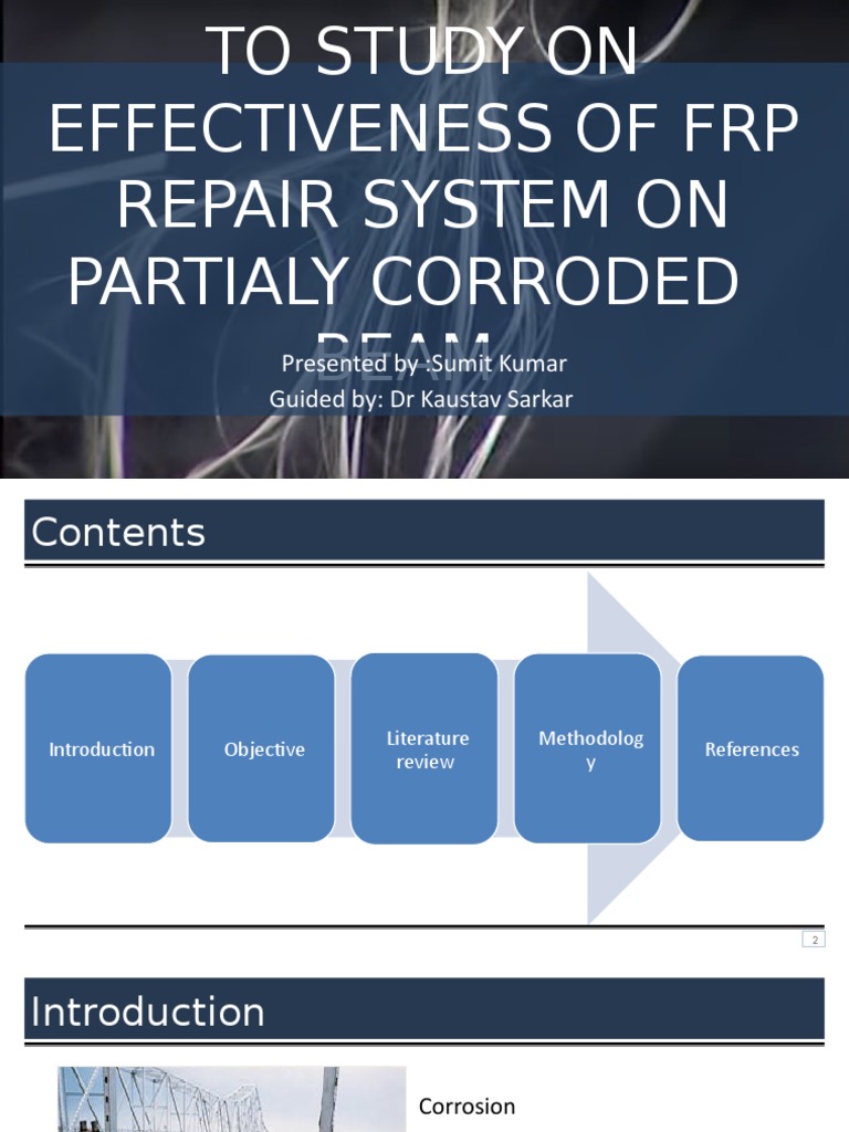To Study On Effectiveness of FRP Repair System On Partialy Corroded ...