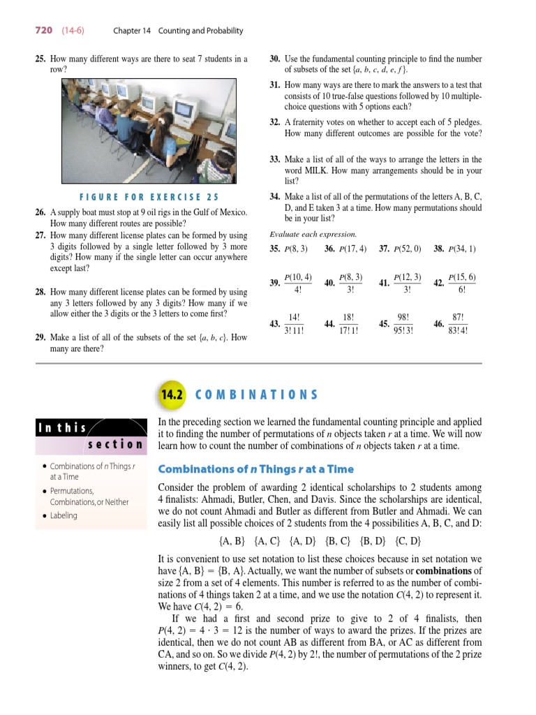 Ch14 2 Pdf Pdf Permutation Combinatorics