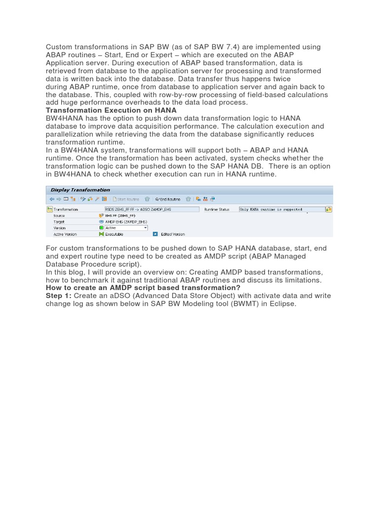 AMDP Script | PDF | Databases | Computer Data