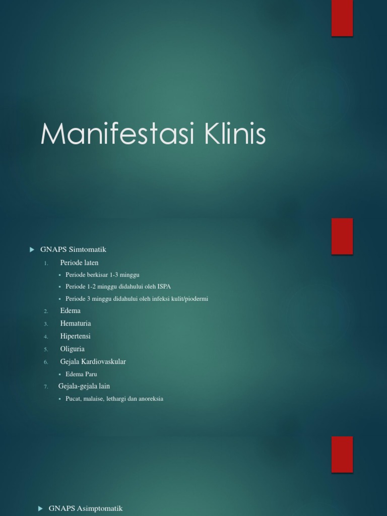 Manifestasi Klinis | PDF
