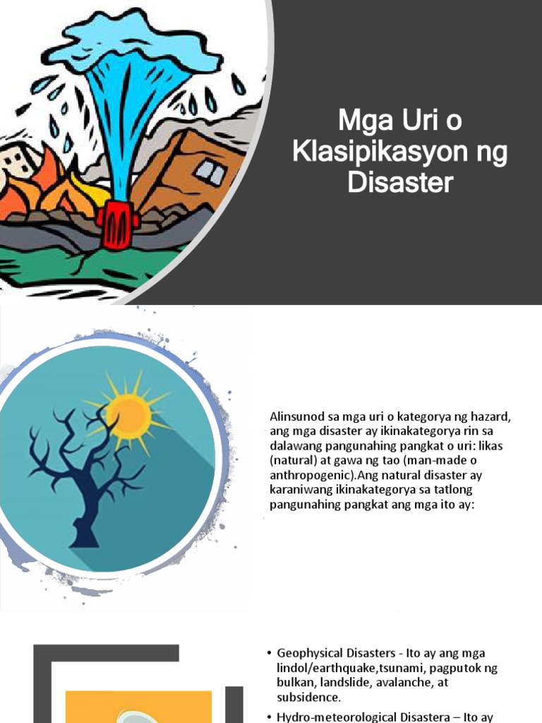 Mga Uri o Klasipikasyon Ng Disaster Pt.2 | Natural Disasters | Hazards