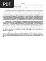 Welcome Remarks Tagalog | PDF