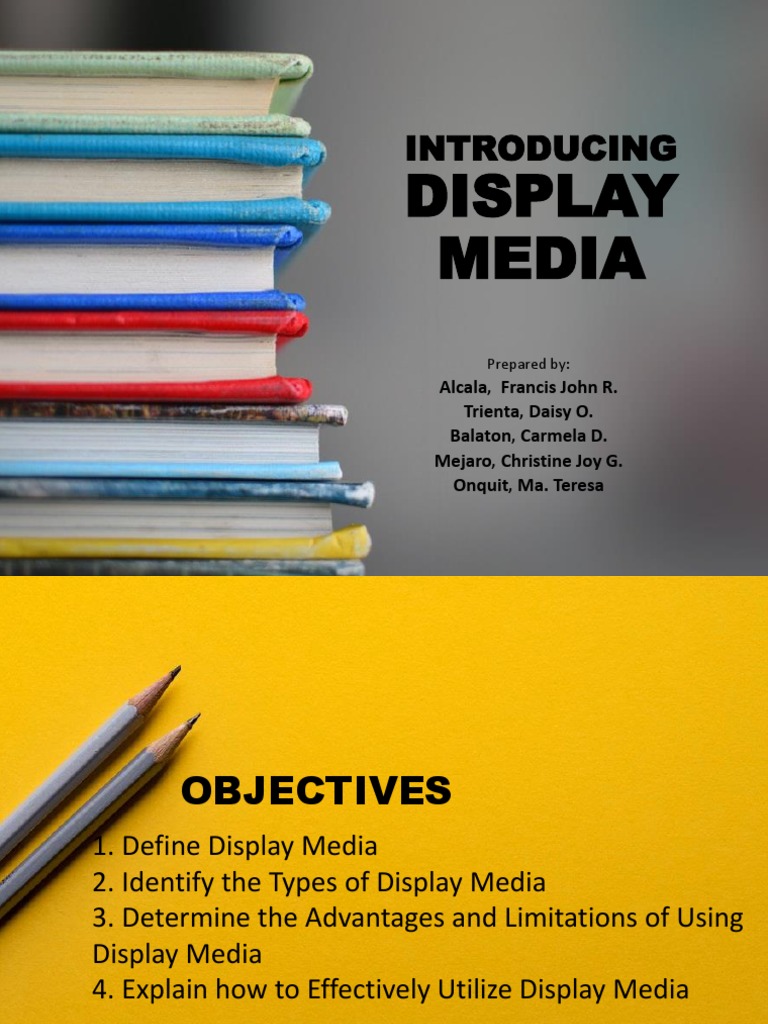 Display Media: Introducing | PDF | Classroom
