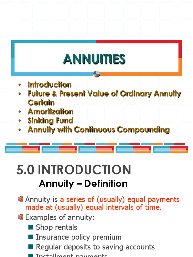 Annuities Business-Math PDF | PDF | Present Value | Personal Finance