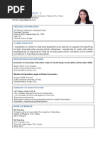 Sample Bionote | PDF | Career & Growth | Self-Improvement