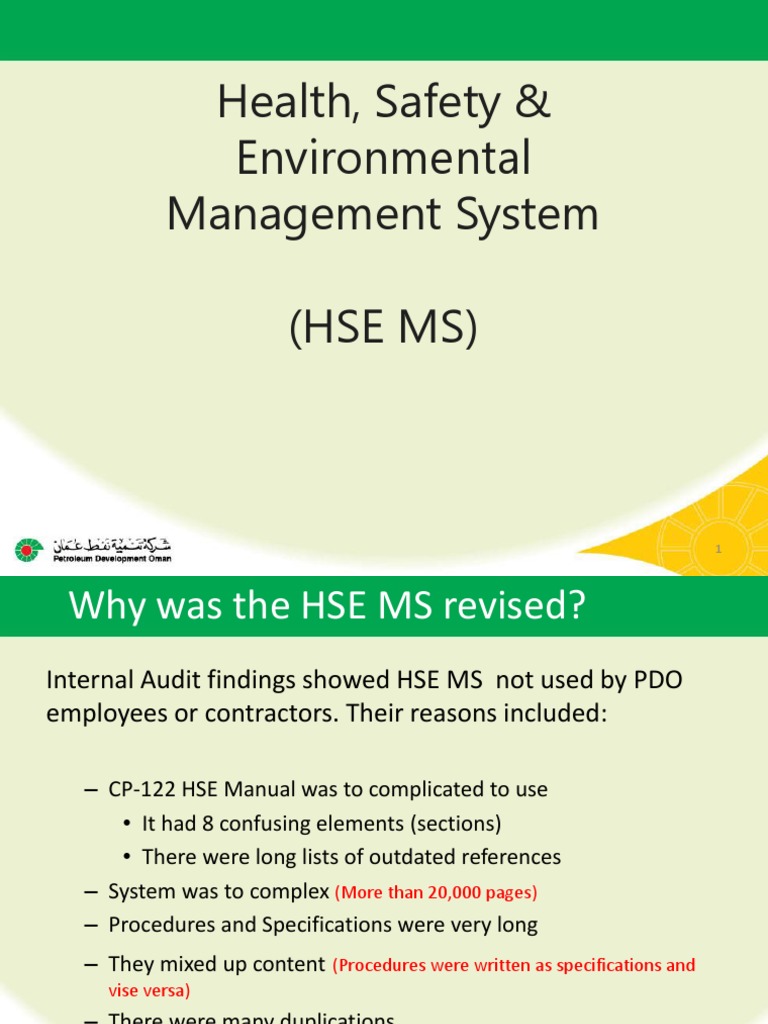 Simplified HSE Management System Guide | PDF | Specification (Technical ...