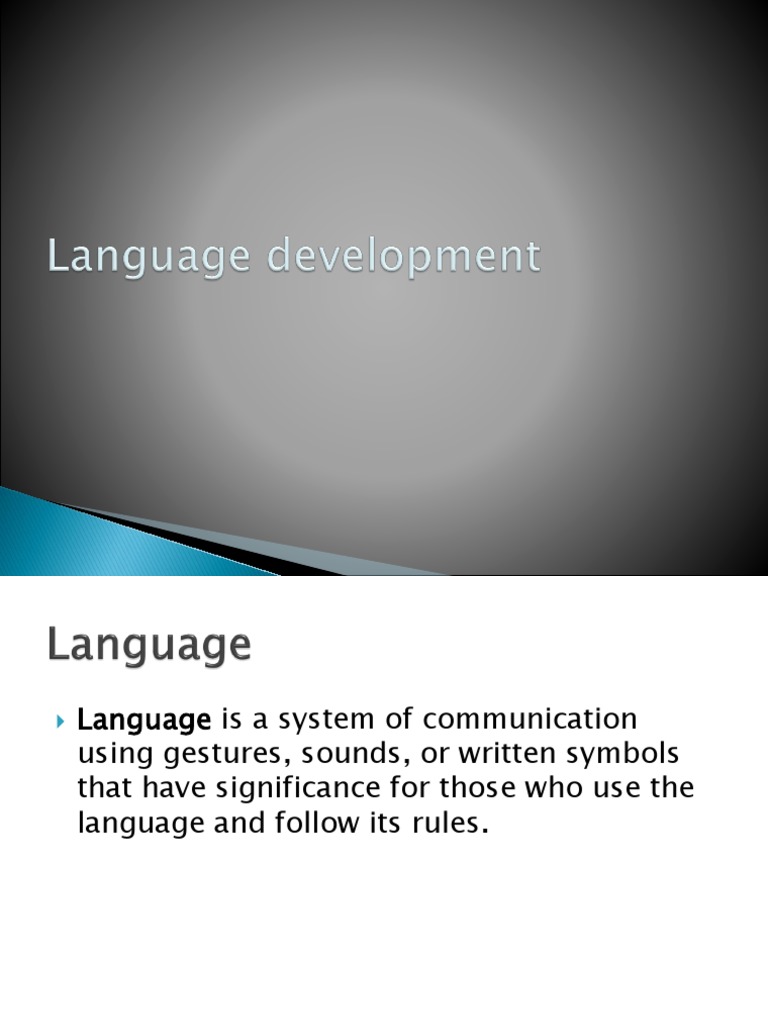 Language Development | PDF | Constructivism (Philosophy Of Education ...
