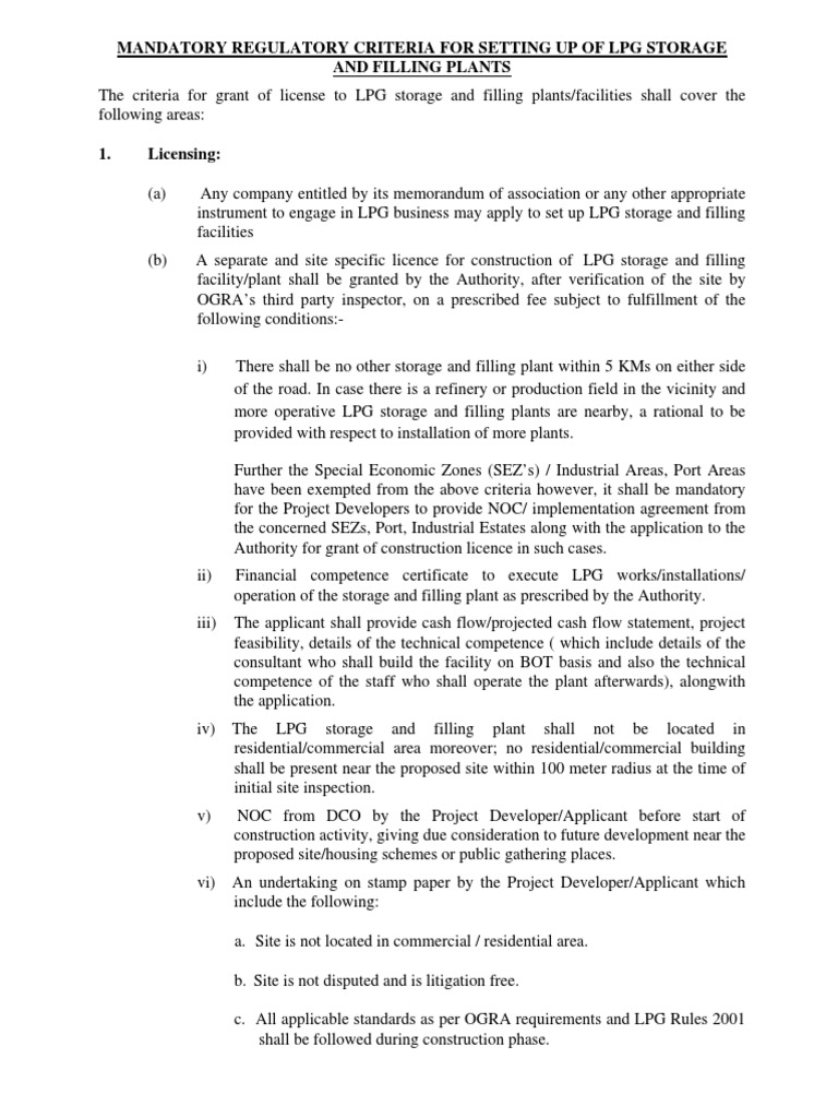 LPG Rules March 07 2019 | PDF | License | Liquefied Petroleum Gas