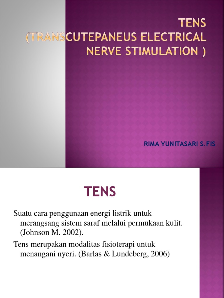 Materi Ajar TENS | PDF