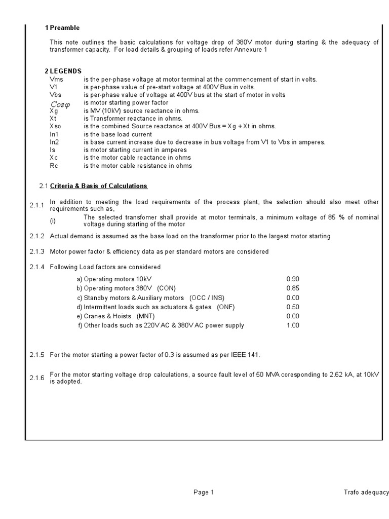 2 Transformer Sizing Calculation | PDF | Volt | Transformer