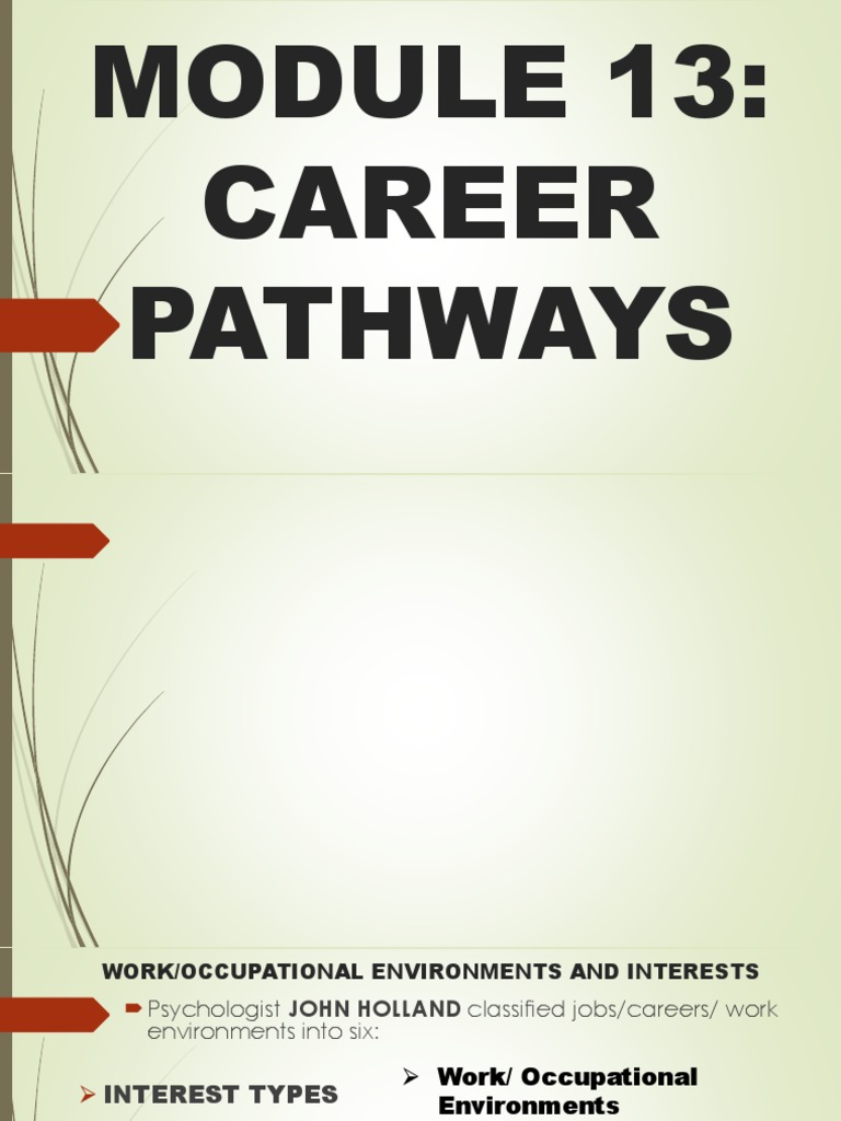 Module 13 Career Pathways | PDF | Data | Cognitive Science
