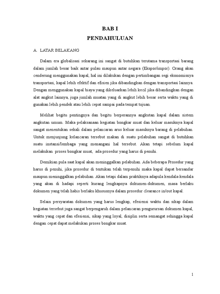 Bab 1 Proposal | PDF