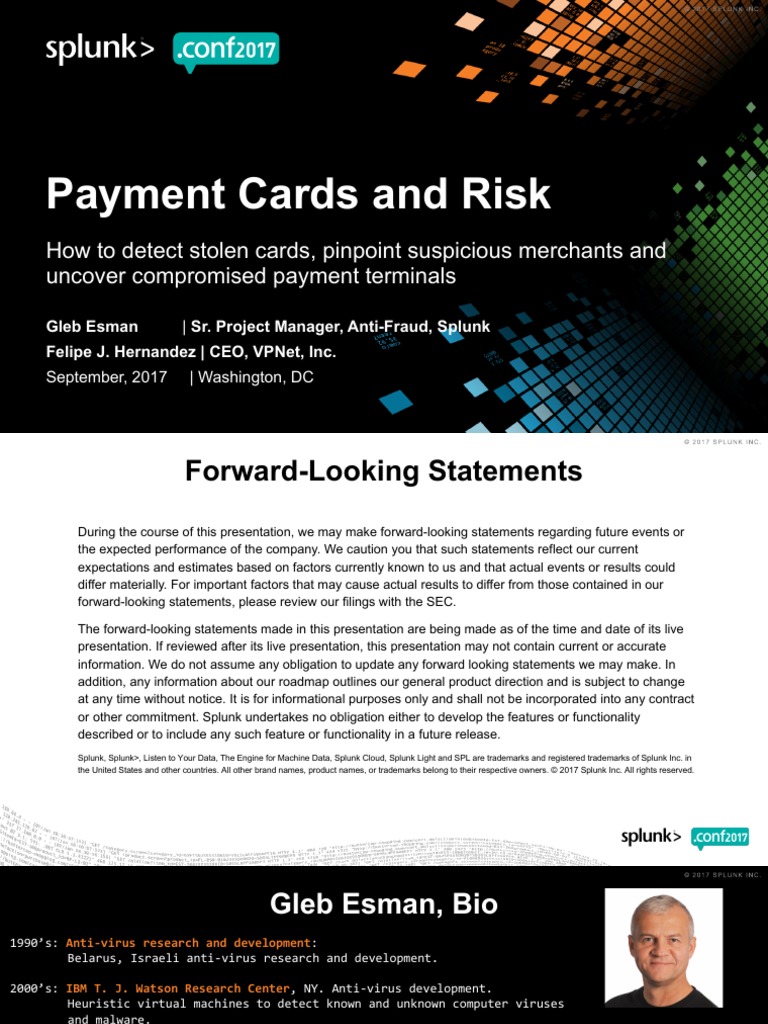 Payment Cards and Risk How To Detect Stolen Cards Pinpoint Suspicious ...