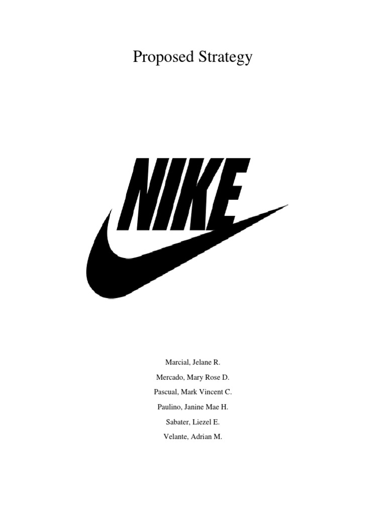 Proposed Strategy | PDF | Nike | Pricing