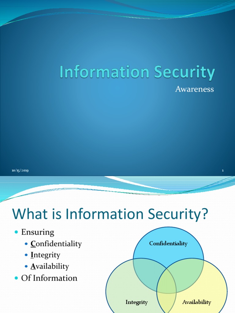 Information Security Awareness Guide | PDF | Information Security ...