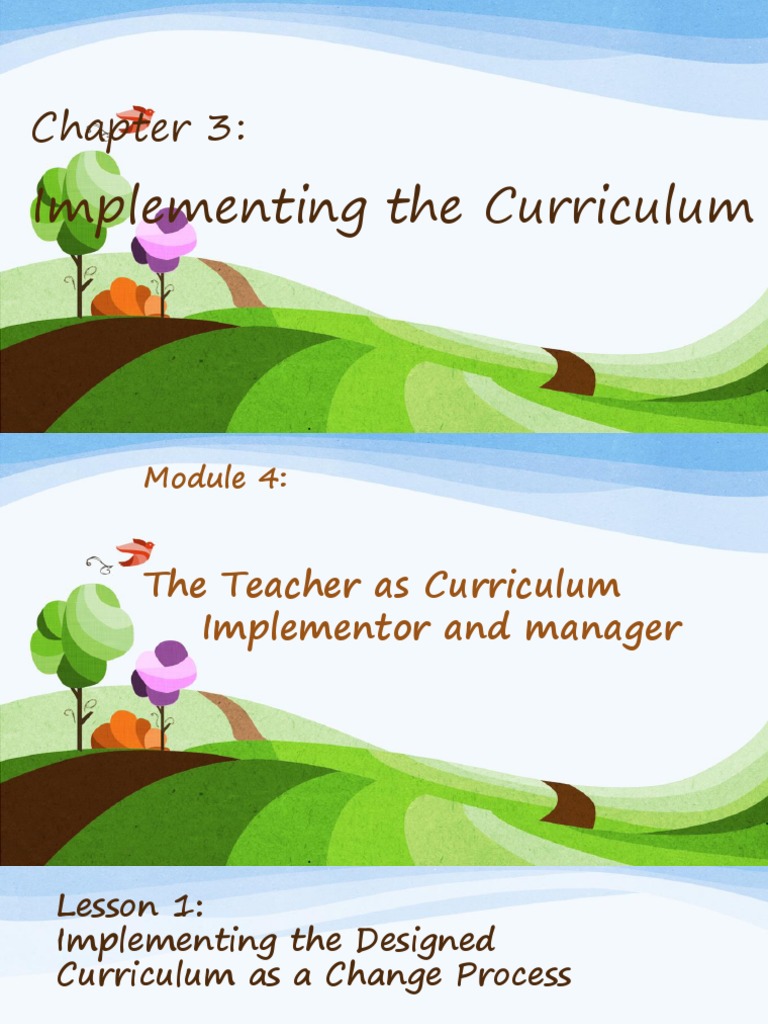 Implementing Curriculum | PDF | Lesson Plan | Learning