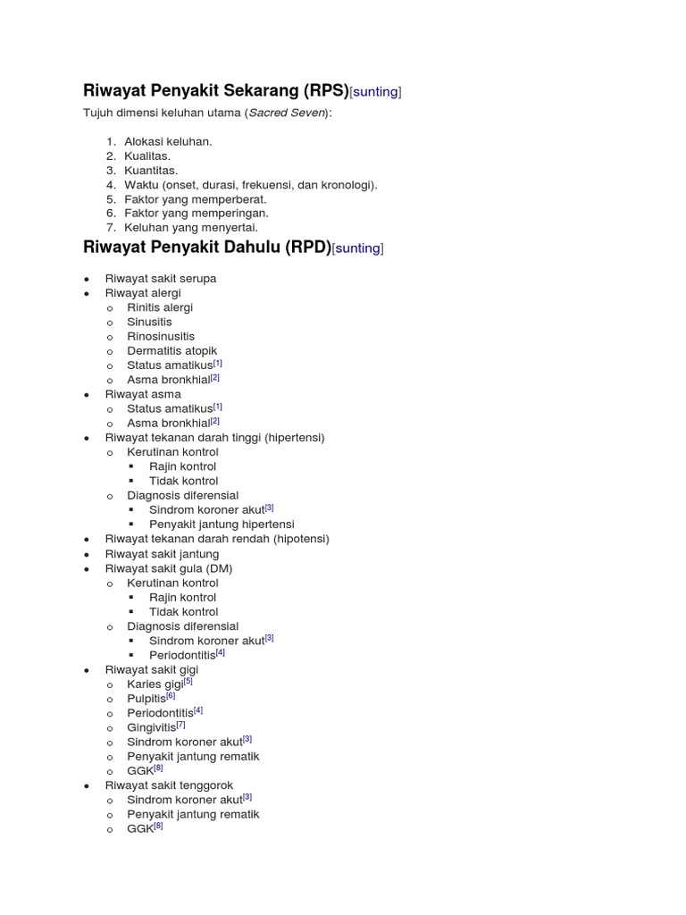 Riwayat Penyakit Sekarang | PDF | Sains & Matematika