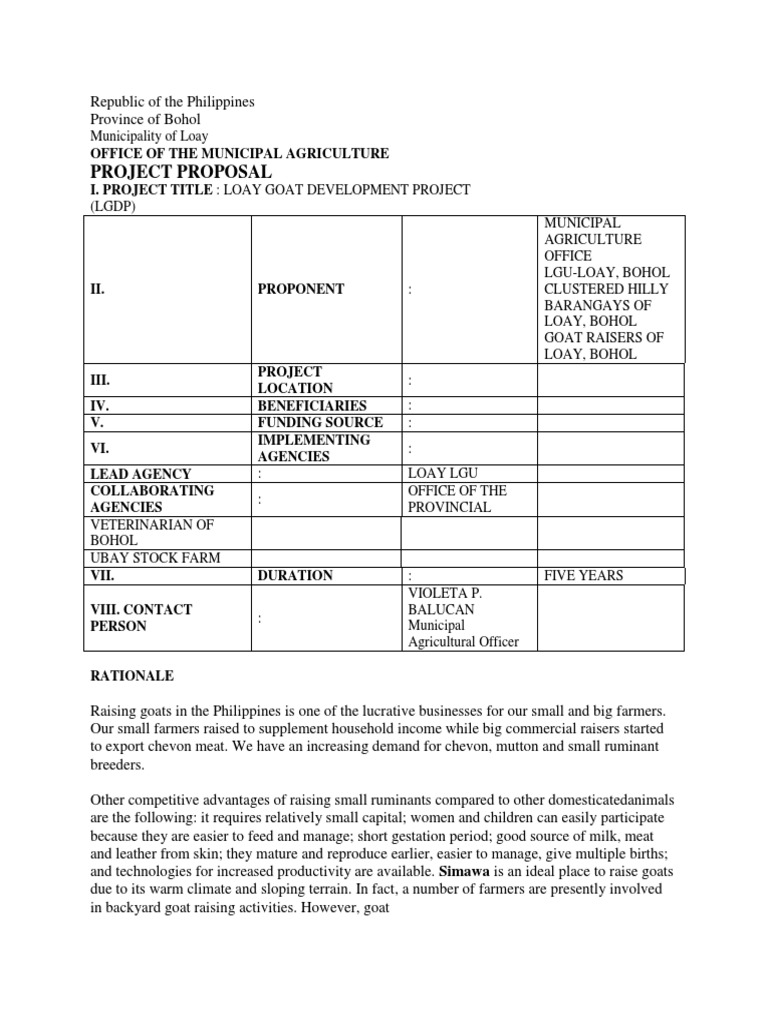 Goat Raising | PDF | Goat | Project Management