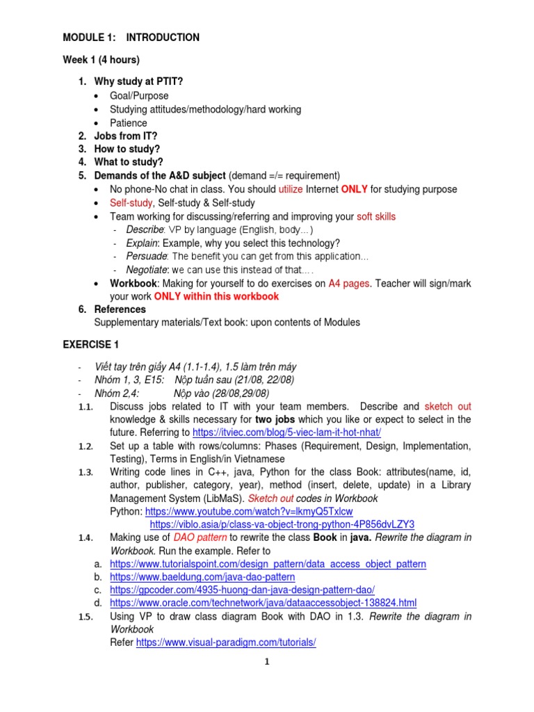 Utilize Self-Study Soft Skills: Module 1: Introduction Week 1 (4 Hours ...
