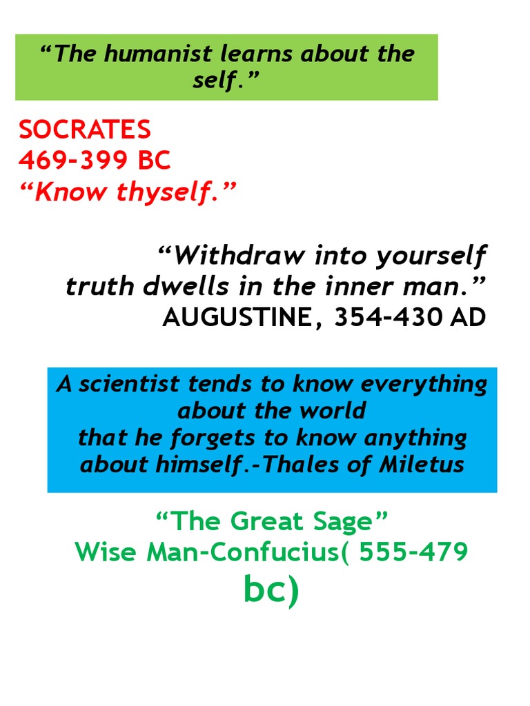 Socrates 469-399 BC: "Withdraw Into Yourself Truth Dwells in The Inner ...