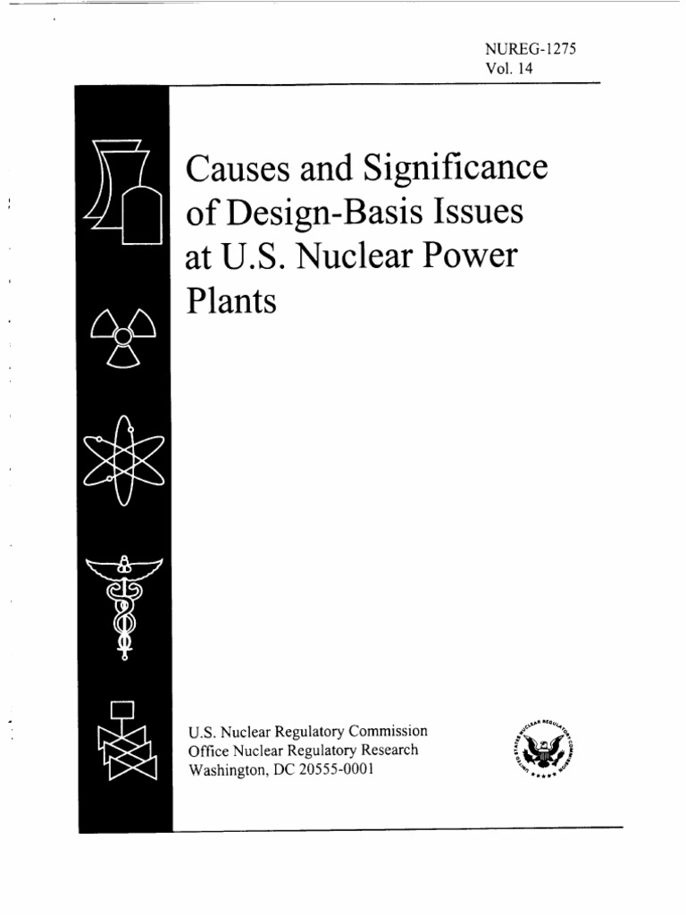 Nureg 1275 Vol 14 | Download Free PDF | Nuclear Regulatory Commission ...