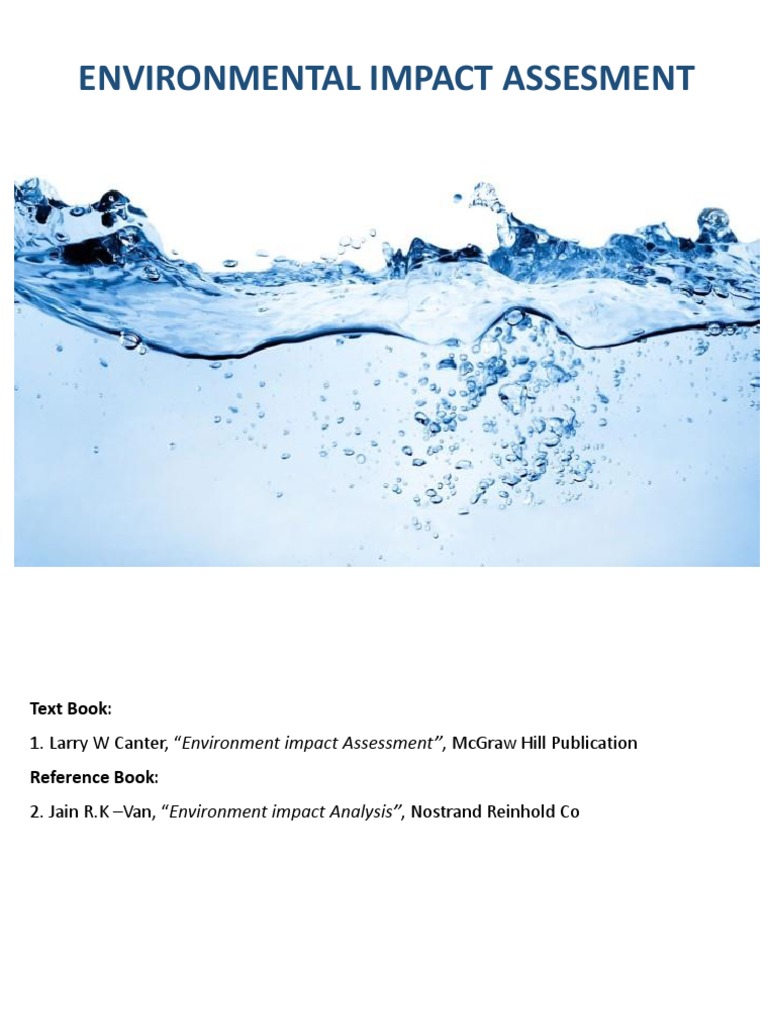 Module - 1 EIA | PDF | Environmental Policy | Environmental Impact ...