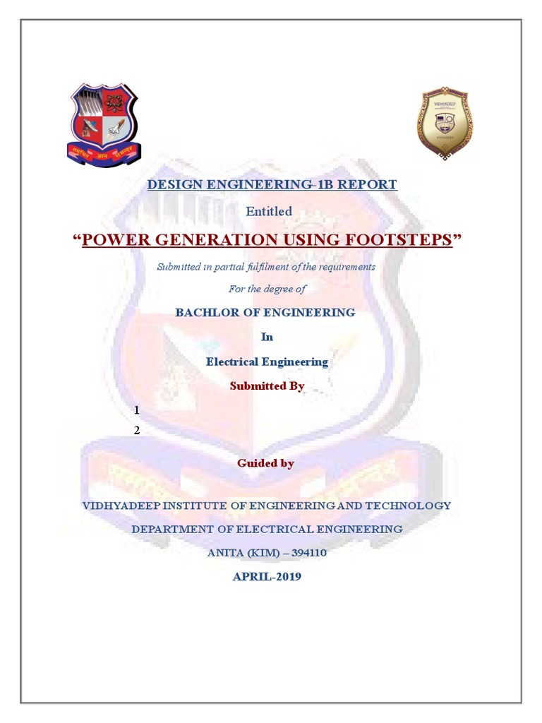 Titel Page and Certificate - For - PSAR Report | PDF