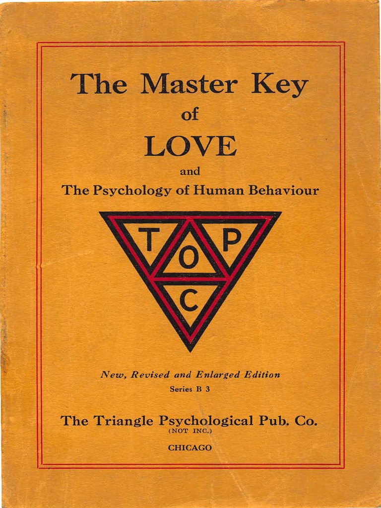 The Master Key: The Psychology of Human Behaviour | PDF | Love | Human