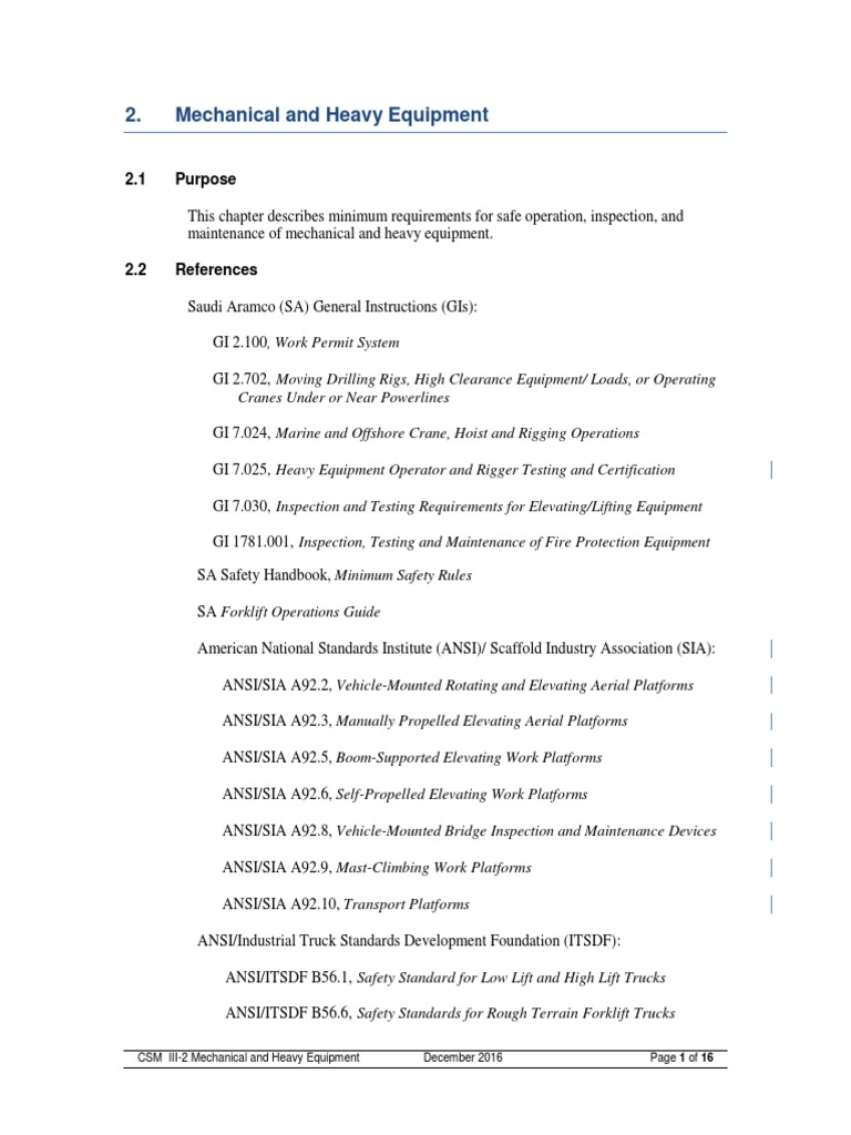 Part III - 02 Mechanical and Heavy Equipment | PDF | Forklift | Truck