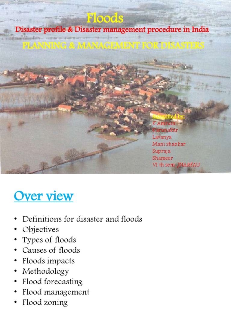Floods: Planning & Management For Disasters | PDF | Flood | Emergency ...