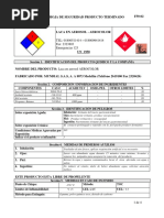 3 - Ficha de Seguridad THINNER (Sga) | PDF