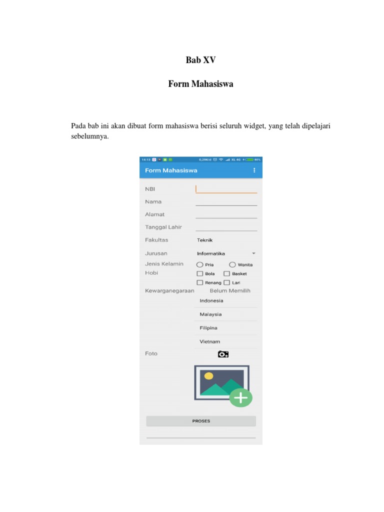 Form Sederhana Android | PDF | Android (Operating System) | System Software