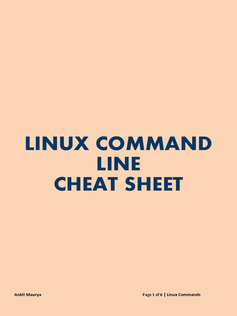 Linux Command Line | PDF | Computer File | Domain Name System