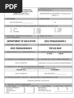 Republic of The Philippines Position Description Form DBM-CSC Form No ...